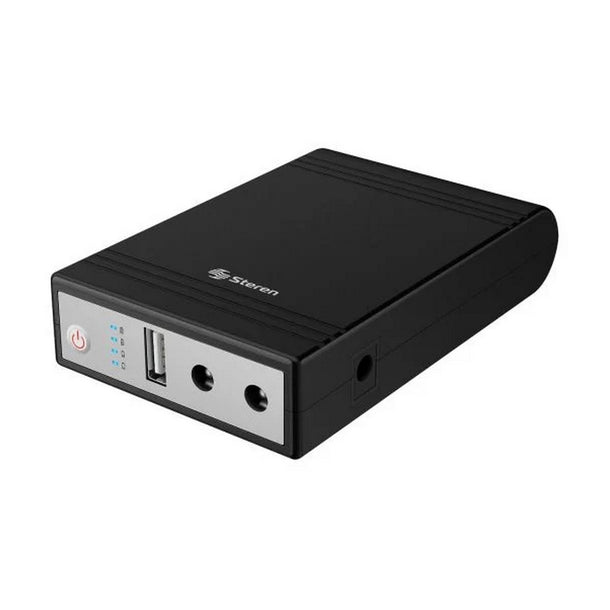 NB050 - STEREN - Mini No Break para módem respaldo 390 min / 8 800 mAh ...