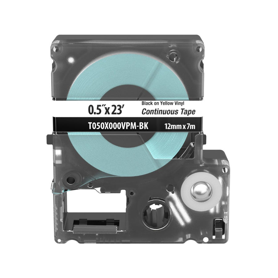 T050X000VPMBK - PANDUIT - Etiqueta de vinil continua blanca de 0.50" x ...