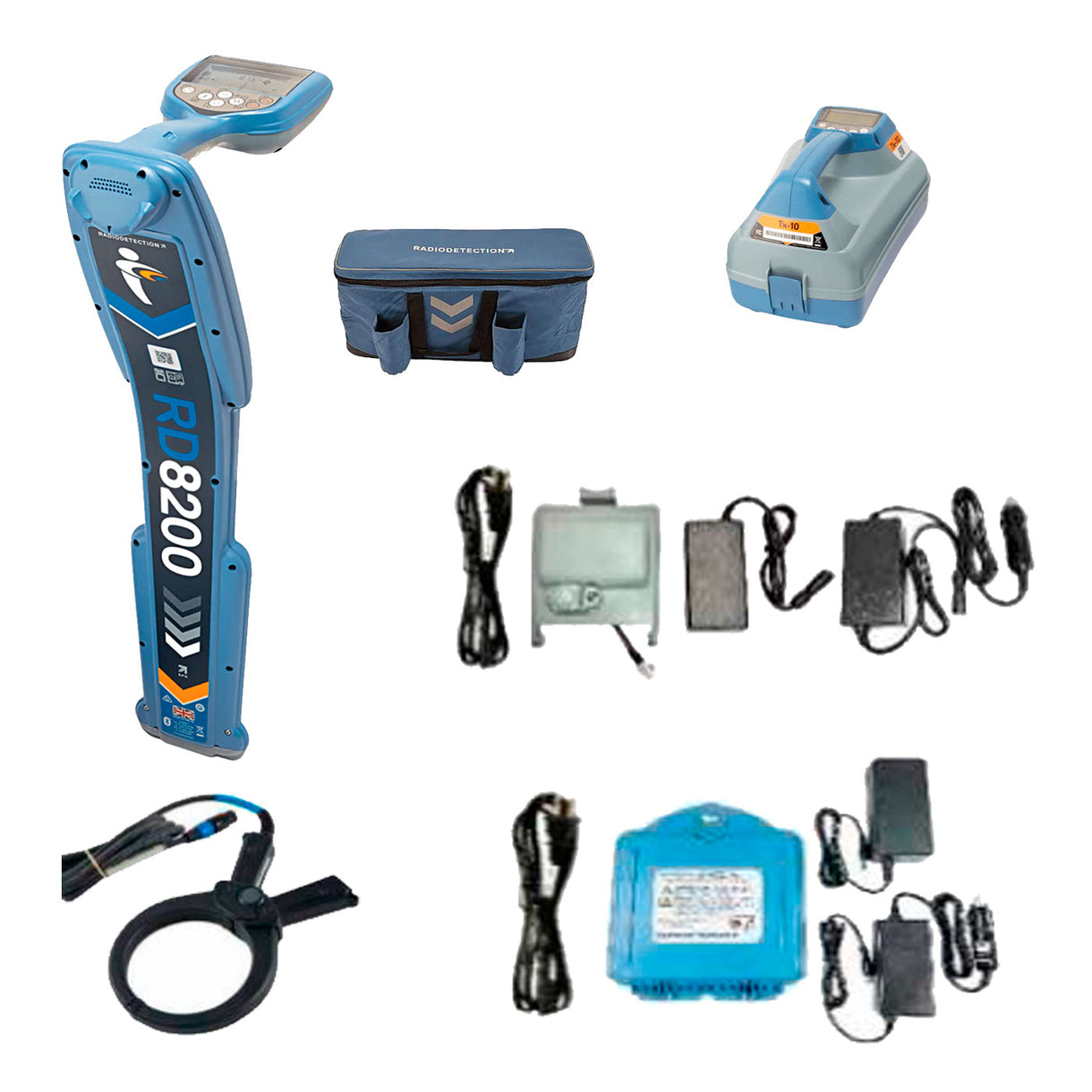 10/RD8200/TB - RADIODETECTION - Kit de localizador de cable y tuberías ...