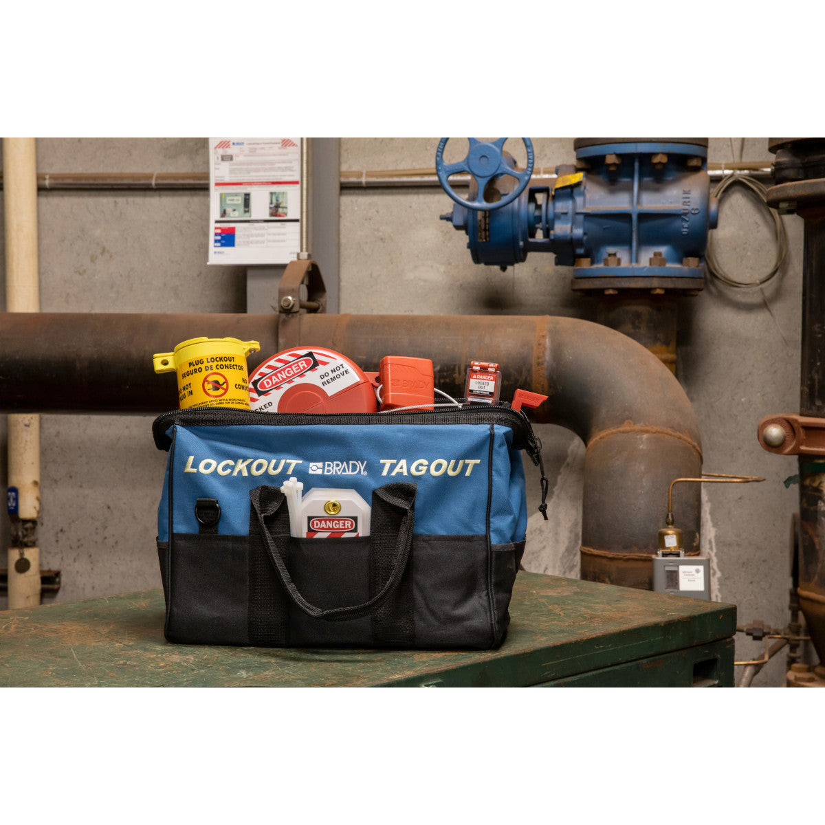 153672 - BRADY - Kit de bloqueo y etiquetado eléctrico y de válvula ...